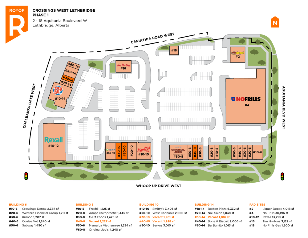 The Crossings, Phase I – Royop