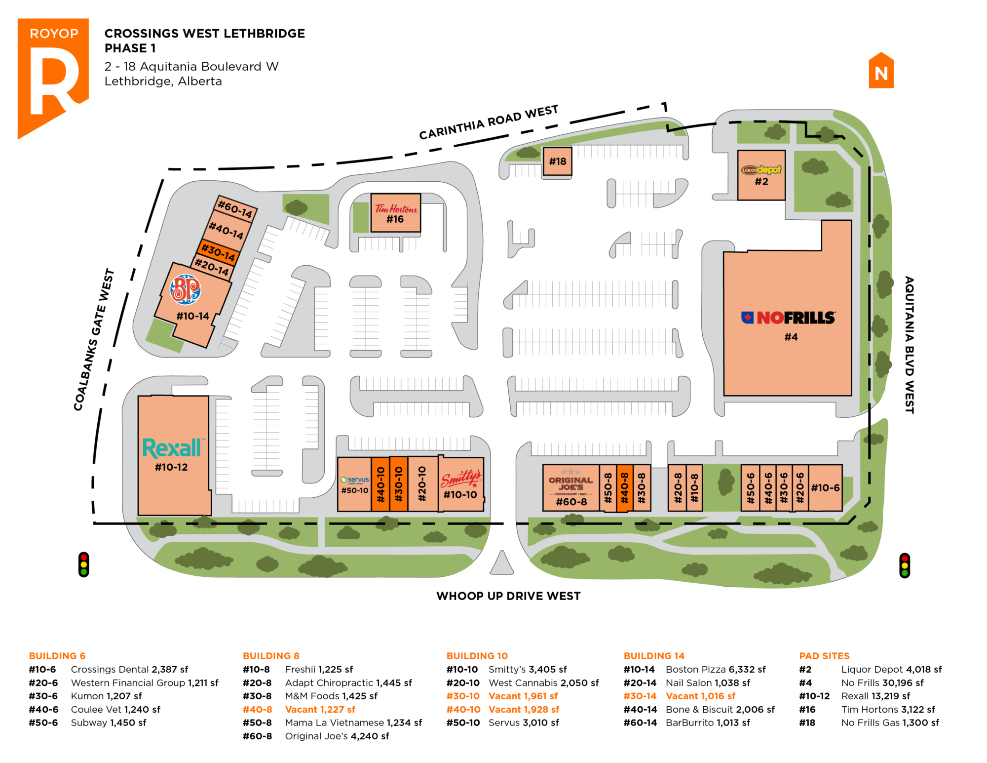 The Crossings, Phase I – Royop